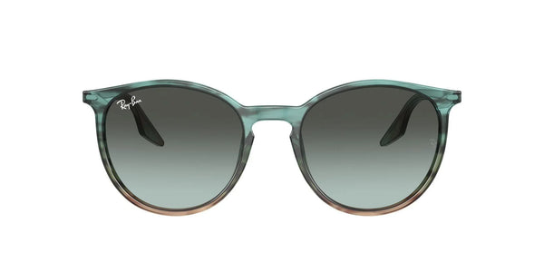 Ray-Ban RB2204 Striped Blue And Green Unisex Sunglasses Blue Vintage ...