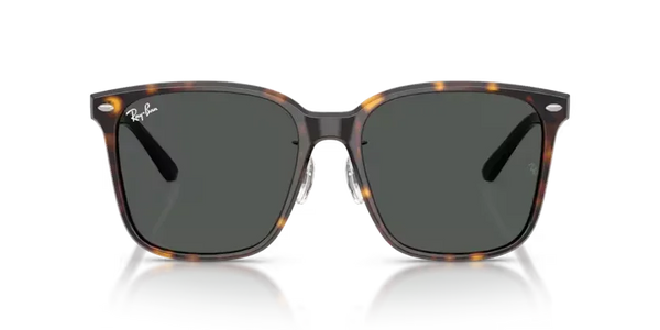 Ray-Ban RB2206D Havana Unisex Sunglasses Dark Grey Size 57