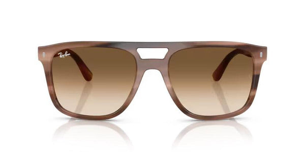 Ray-Ban RB2213 Havana Brown Unisex Sunglasses Clear Gradient Brown Size 55