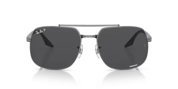 Ray-Ban RB3699 Gunmetal Unisex Sunglasses Dark grey Size 59