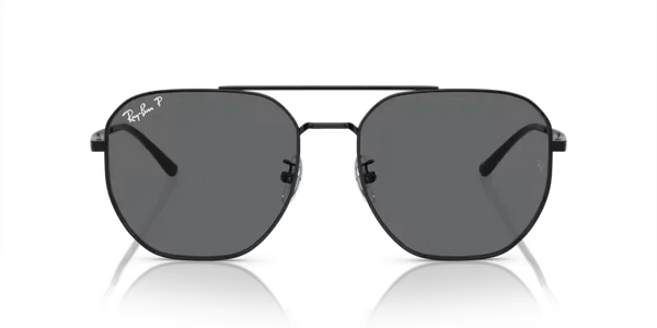 Ray-Ban RB3724D Black Unisex Sunglasses Dark grey Size 59