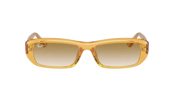 Ray-Ban RB4436D Transparent Yellow Unisex Sunglasses Clear Light Brown ...