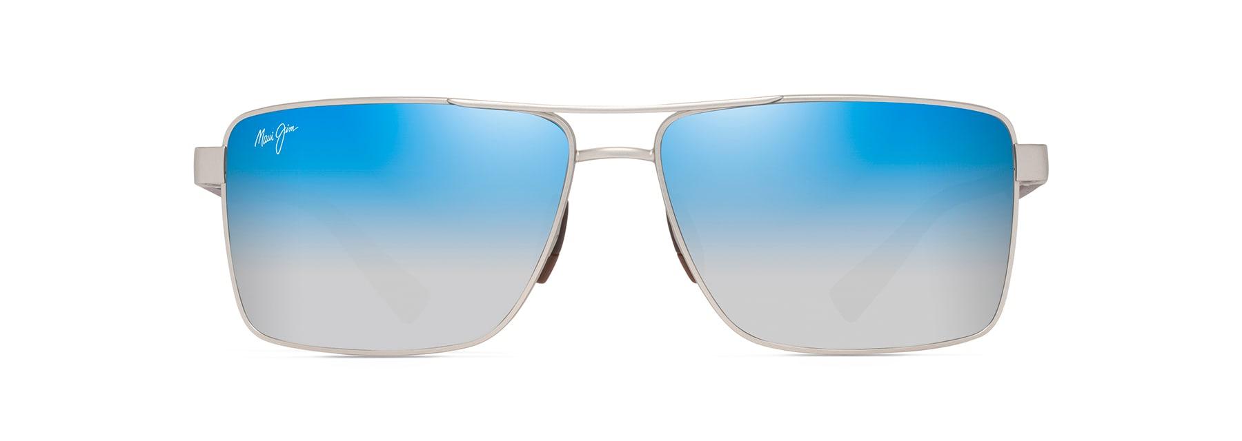 Maui Jim | Piha | Matte Silver With Brown